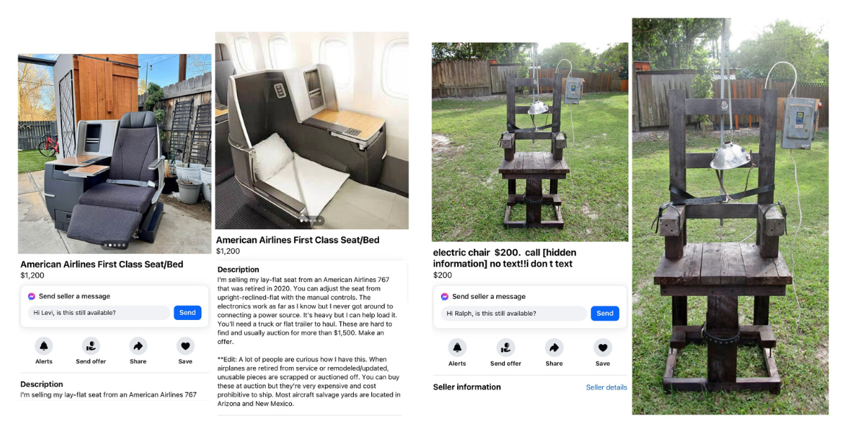 40 Unexpected & Bizarre Finds on Facebook Marketplace