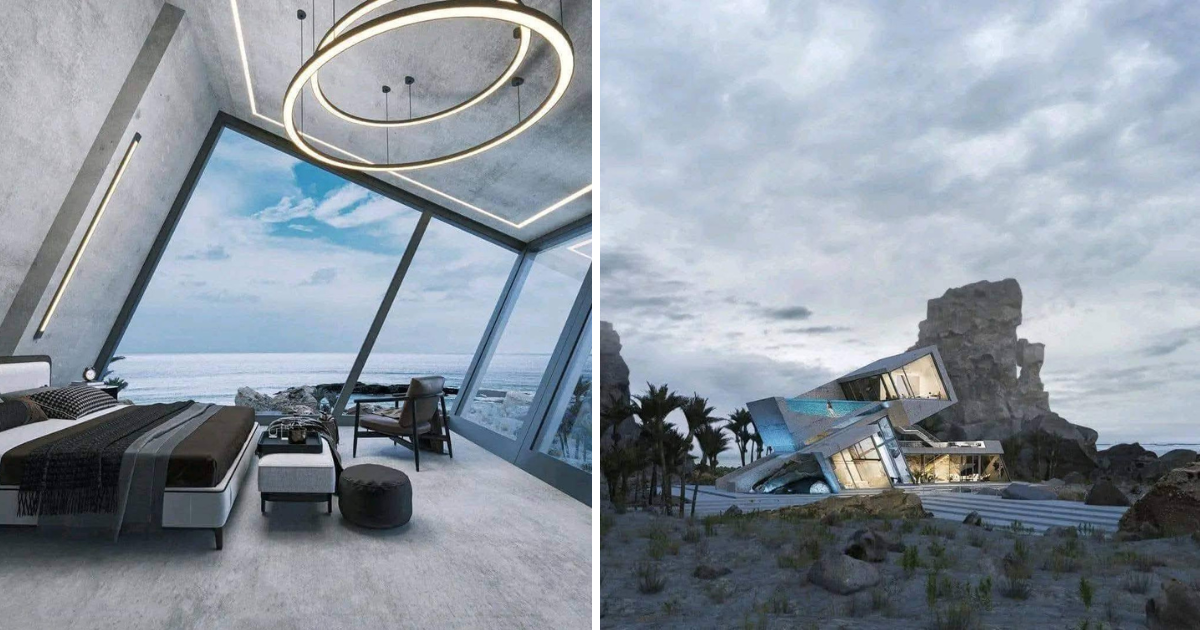 Brutalist Elegance: A Clifftop Masterpiece in Iceland